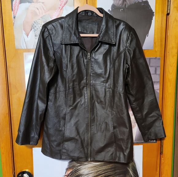 Jacqueline Ferrar | Jackets & Coats | Vintage Jacqueline Ferrar Leather ...